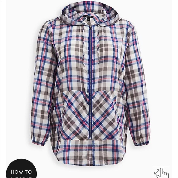 torrid | Jackets & Coats | Torrid Line Zip Up Jacket | Poshmark